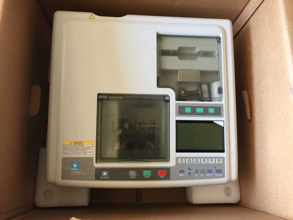 Nidek 3D Fit patternless Edger Santinelli LE-9000 LX - Nava Ophthalmic